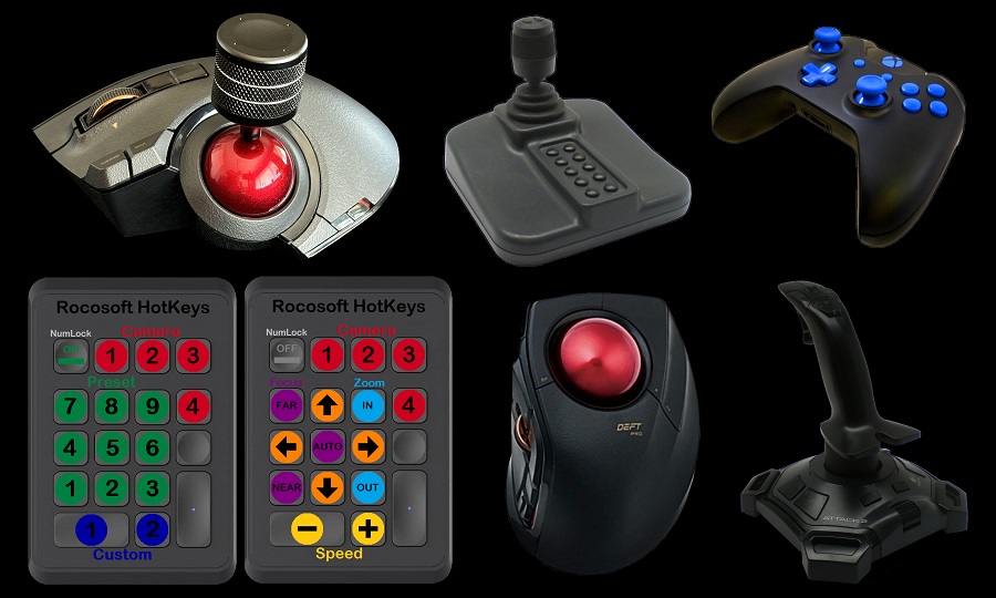 Rocosoft PTZ Controller Software Features - PTZJoy Camera Controller