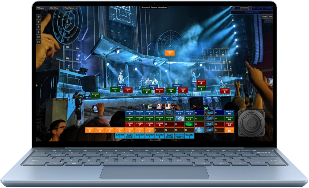 rocosoft ptz camera controller software