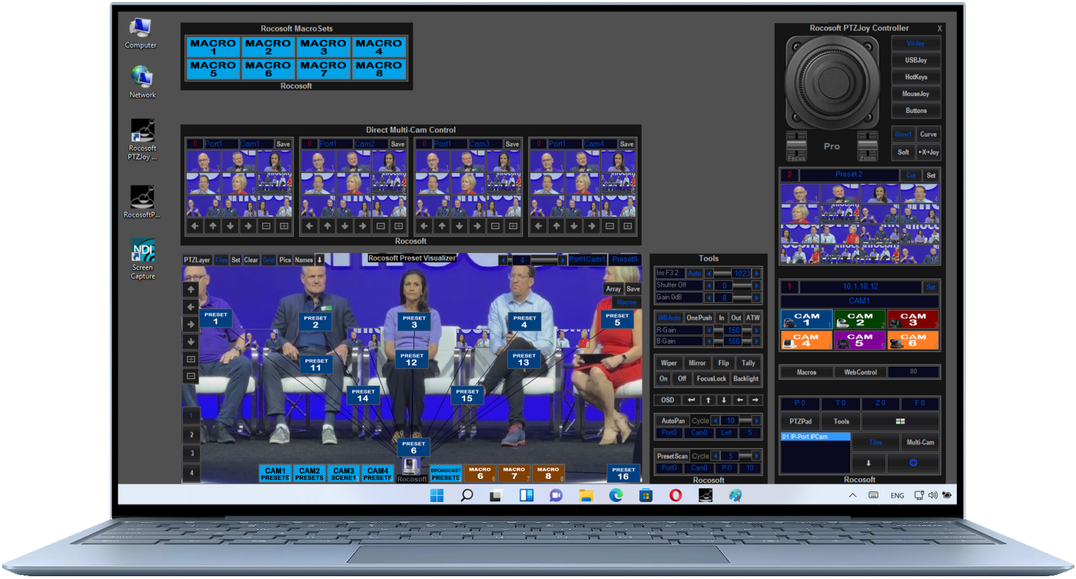 Best PTZ Controller for Panasonic PTZ Cameras - Robotics Control and ...