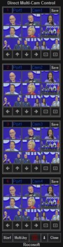 How to use the Multi-Camera Preset Control Panel