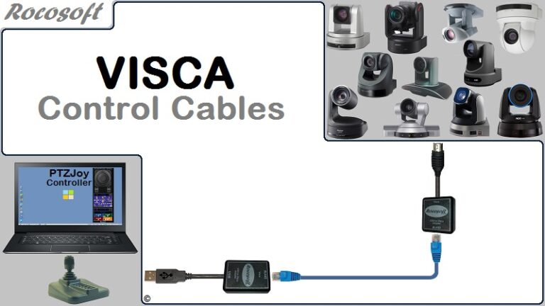 How to Connect PTZ Cameras to the Computer - IP and VISCA